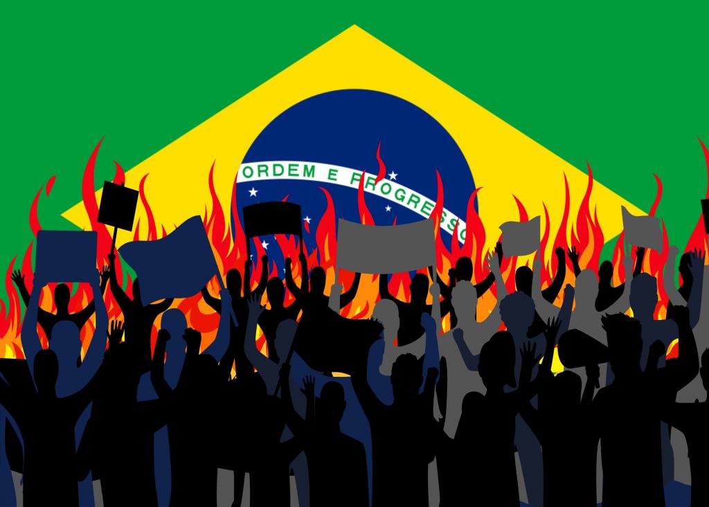 Brazil’s insurrection mimics the storming of the U.S. Capitol building ...